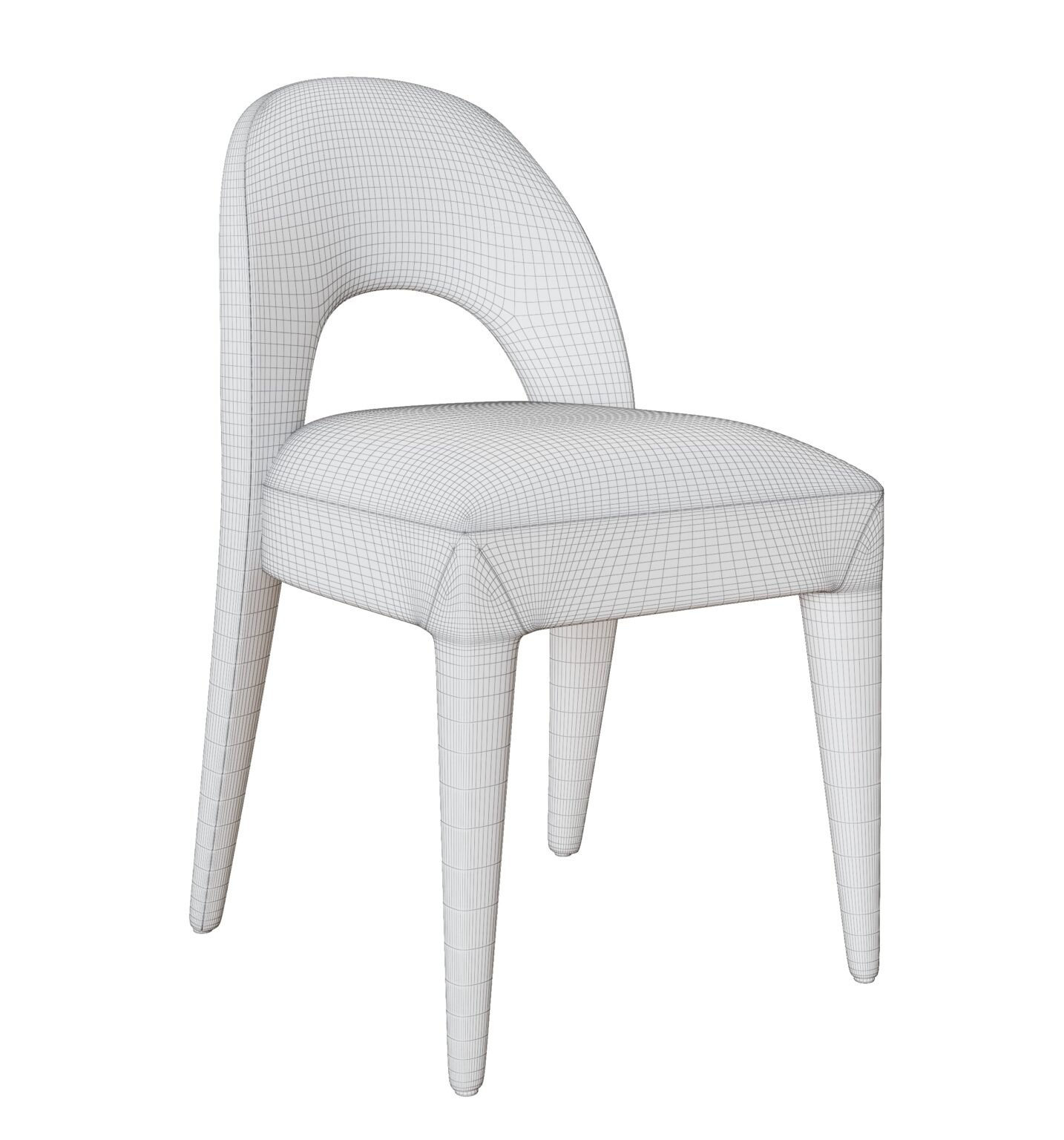 Bianca Fabric Dinning Side Chair – 3DModelsDesign