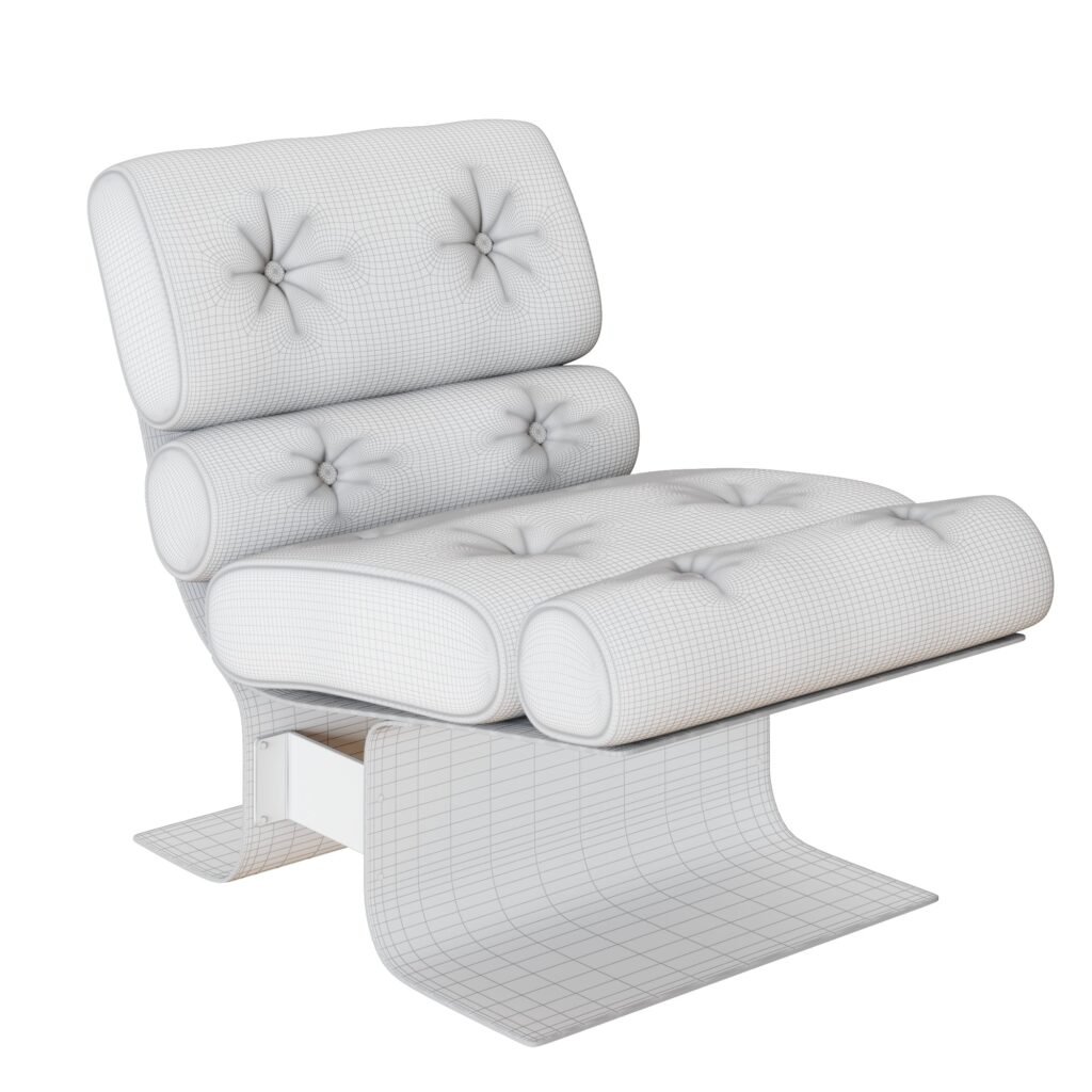 Francois Monnet Lounge Chair – 3DModelsDesign